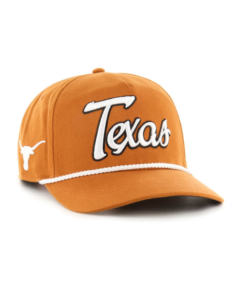 TEXAS SCRIPT ROPE HAT-ORG – Bandwagon Retro Sports Apparel