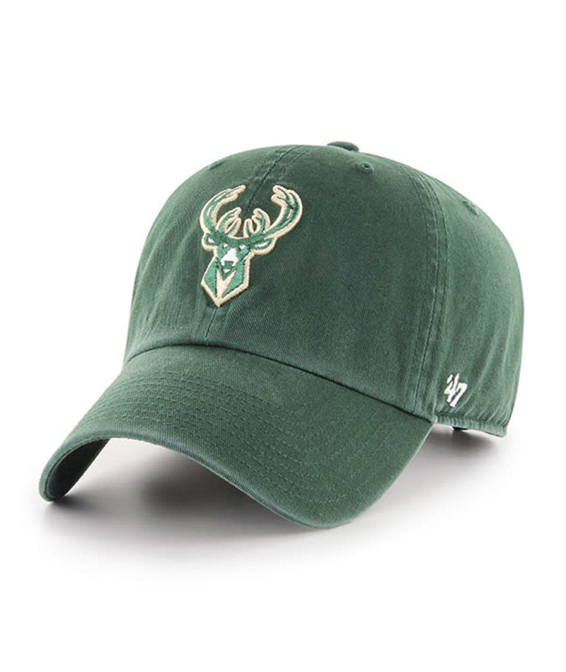 BUCKS LOGO HAT-DKG – Bandwagon Retro Sports Apparel